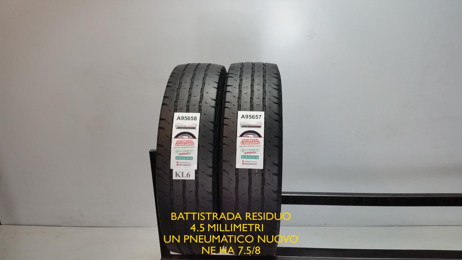 Usata: 195 75 R16C Continental C.V.CONTACT 100