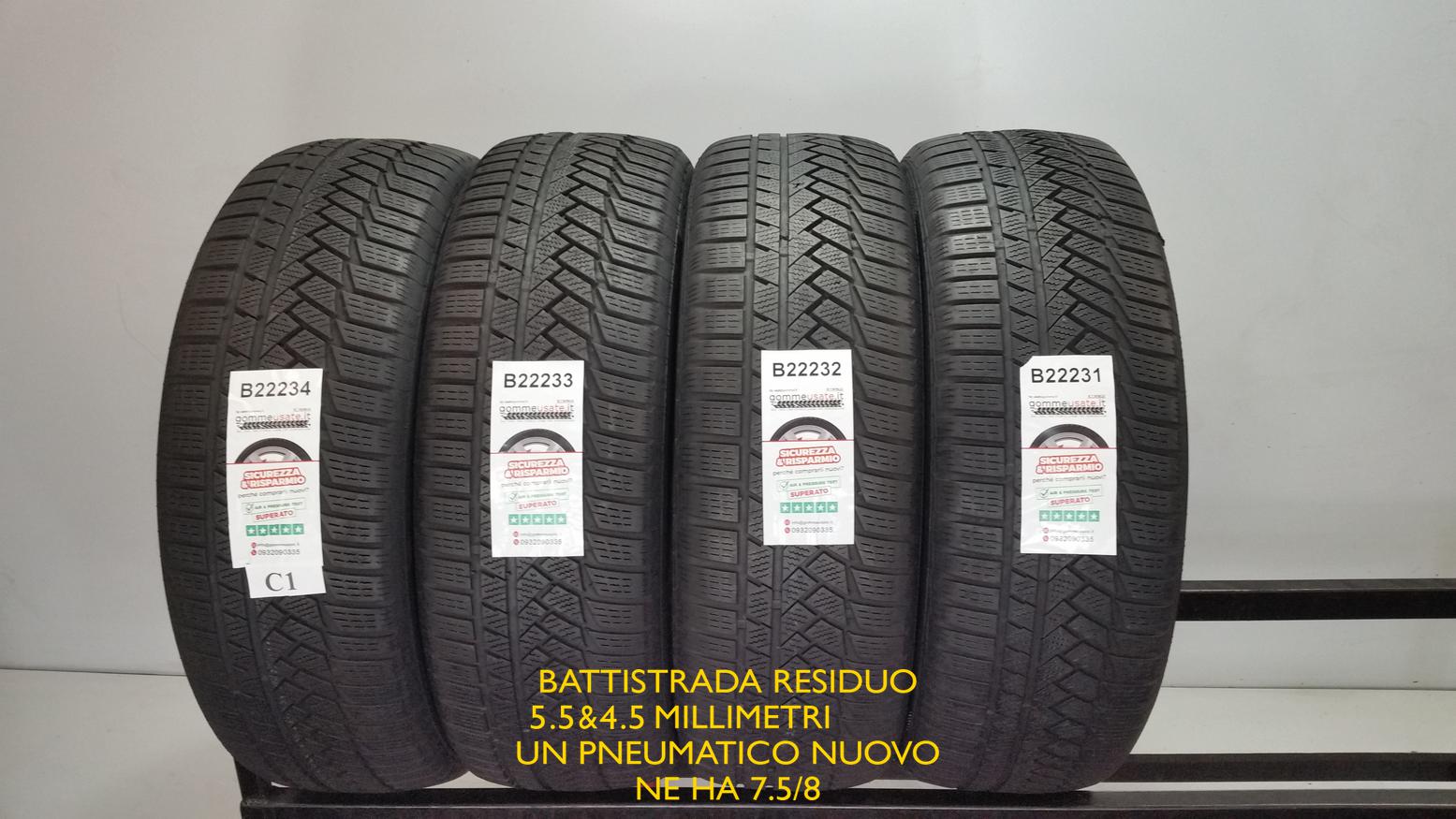 Usata: 225 60 R18 Continental W.CONTACT TS850 P