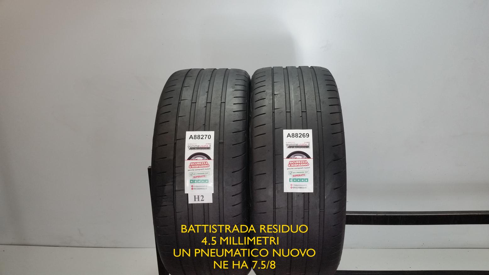 Gomme Usate 255 40 R20 Goodyear EAGLE F1 SUPER SPORT estive