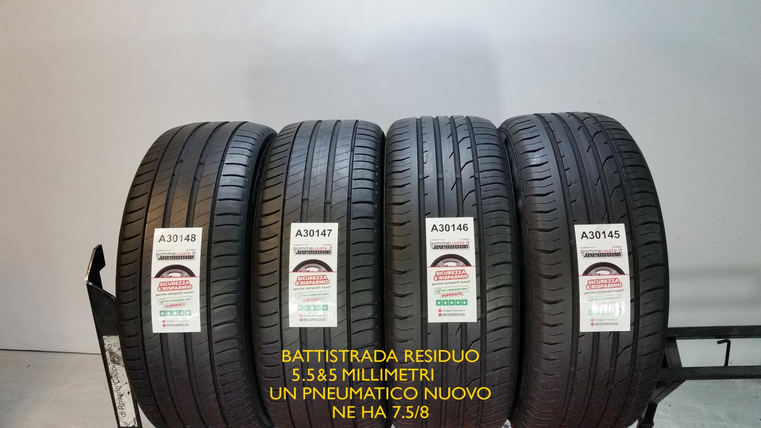 Usate Michelin: misura gomme 215 55 16