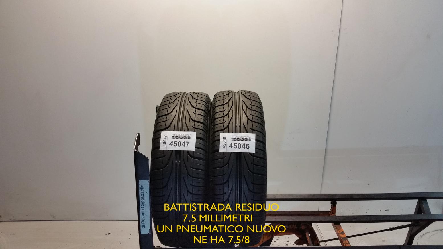 Gomme Usate 185 60 R14 Pirelli P5000 estive