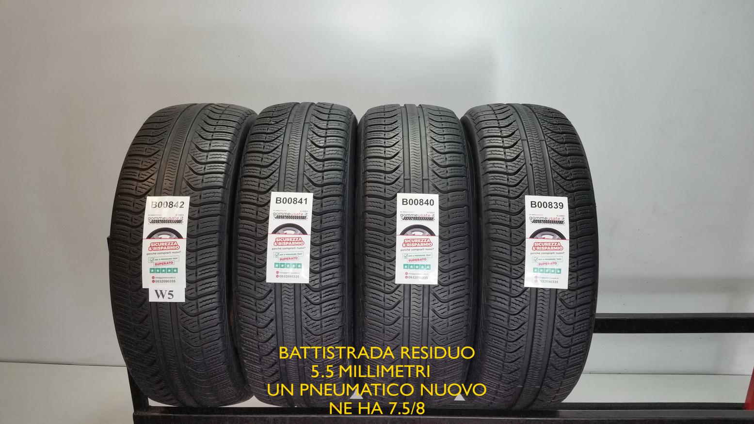 Usata: 215 60 R17 Pirelli CINTURATO ALL SEASON PLUS